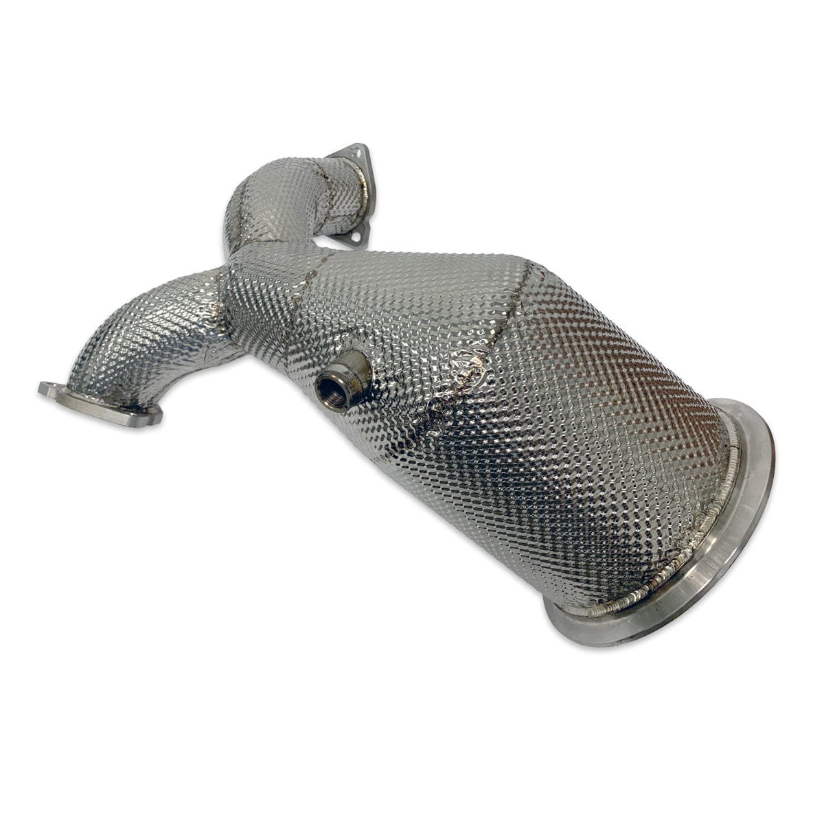 034 - Audi B9 S4/S5 Stainless Steel Downpipe with Racing Catalyst - 03 ...