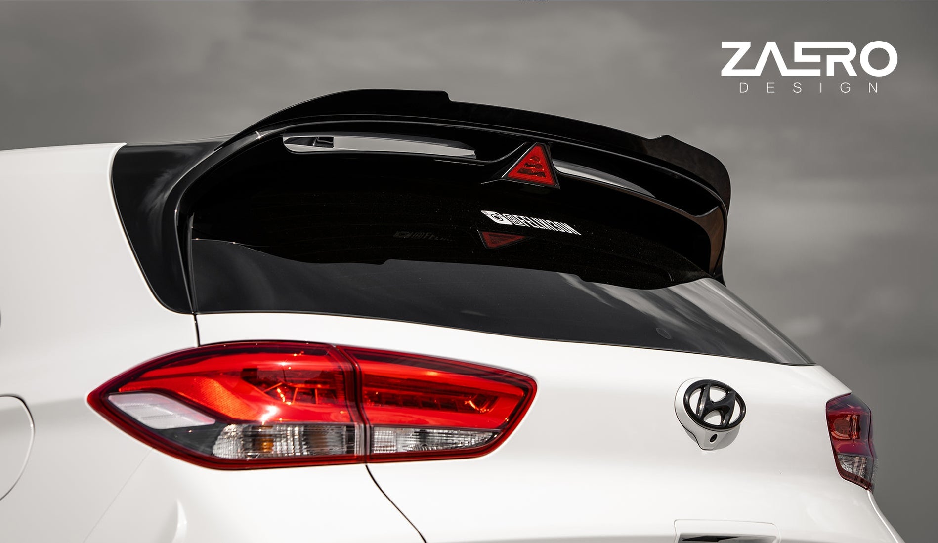 Zaero Design - EVO-1 Rear Spoiler Extension for Hyundai i30N Hatchback ...