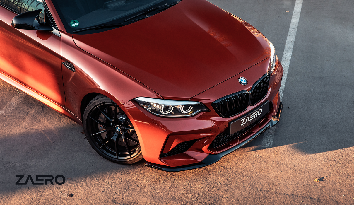 Zaero Design - EVO-S Front Lip/Splitter for BMW M2 F87 (LCI) 2018 ...