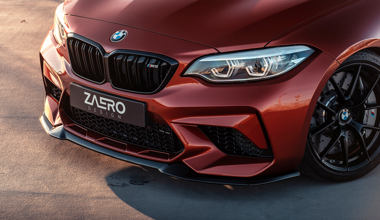 Zaero Design - EVO-S Front Lip/Splitter for BMW M2 F87 (LCI) 2018 ...