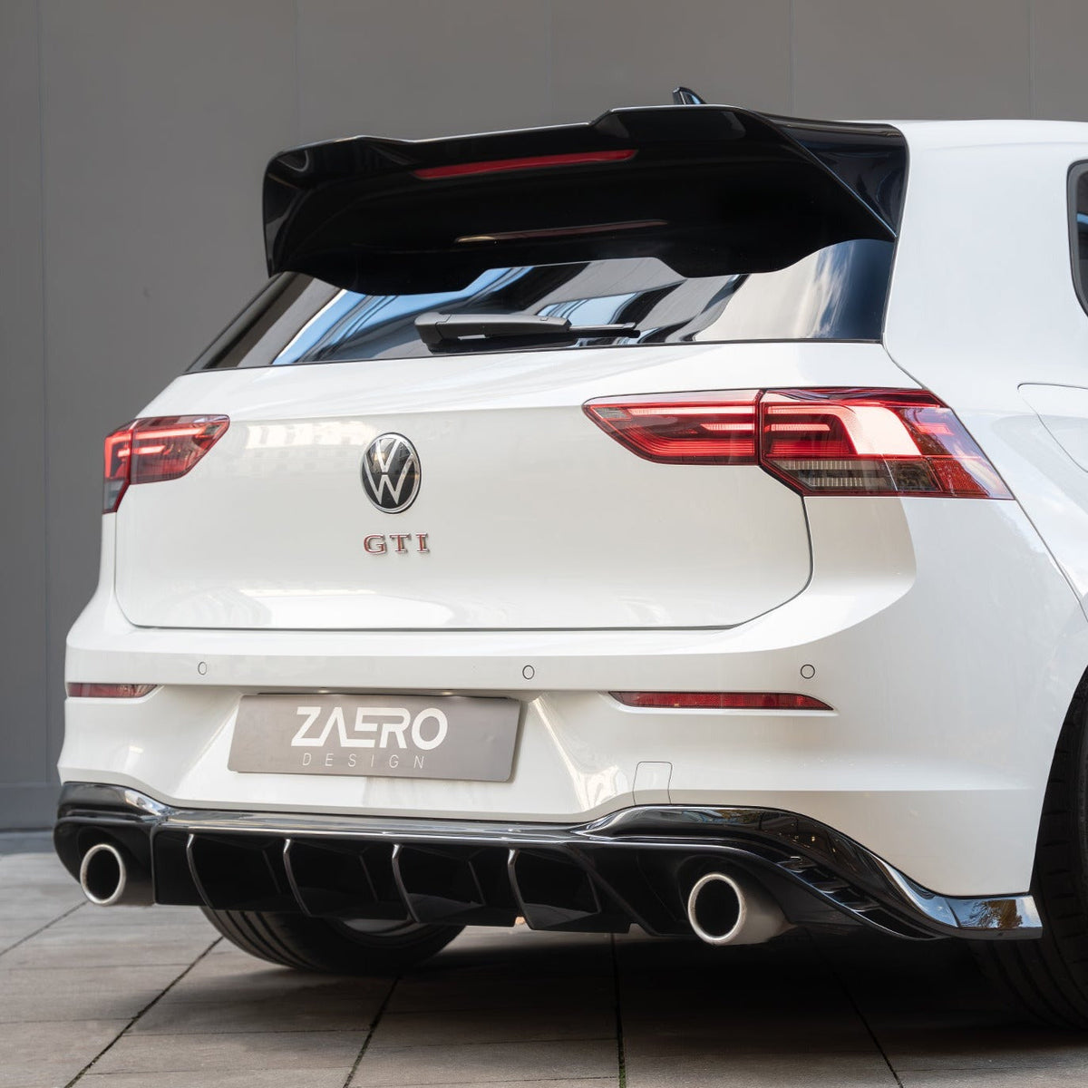Zaero Designs - EVO-1 Rear Diffuser for Volkswagen Golf GTI MK8 2021 ...