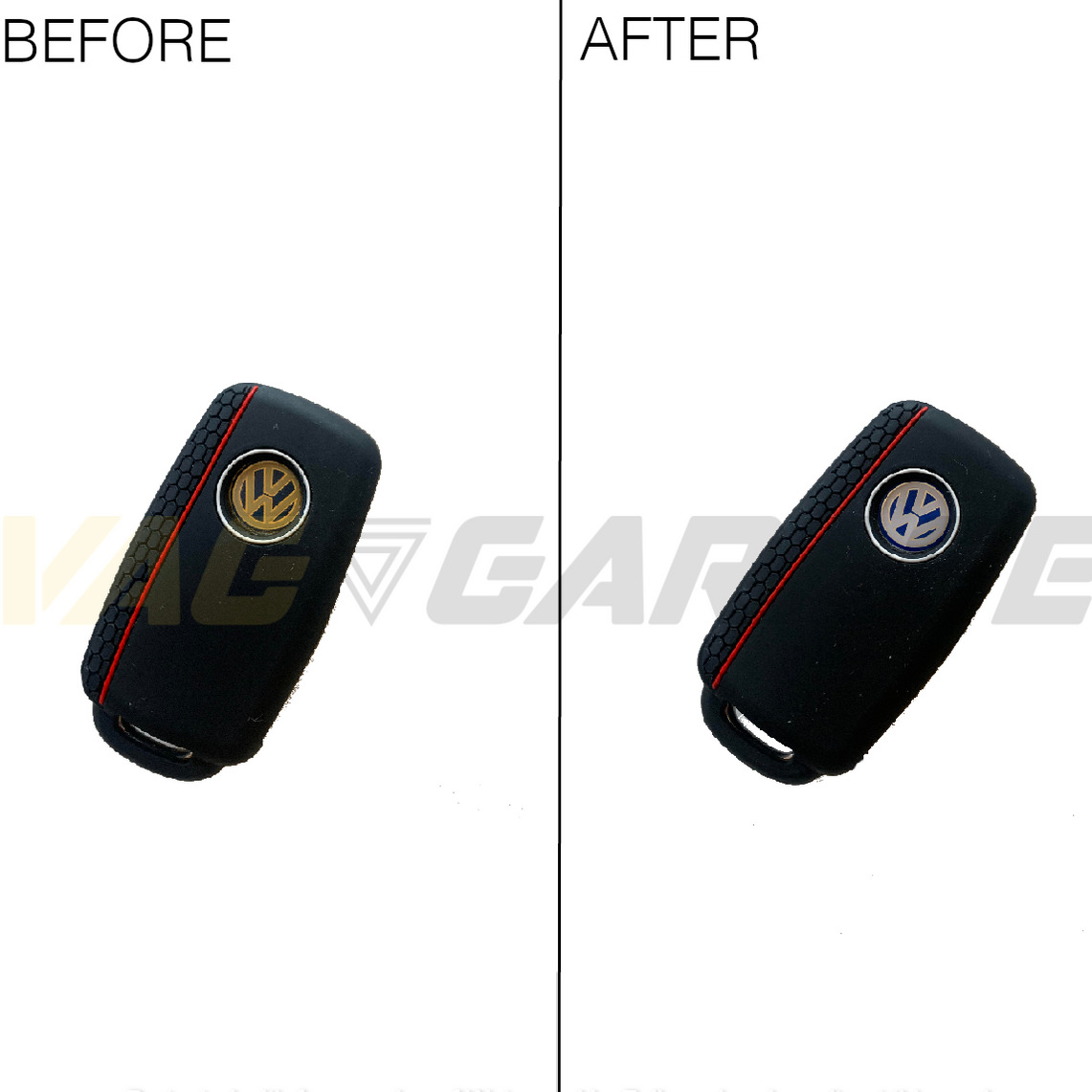 2 X MK5/MK6 Replacement VW Key Sticker Pair — VAG Garage Australia PTY LTD