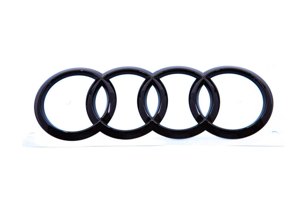 Genuine Audi RSQ3 (2020+) Gloss Black Rear '4 Rings' Badge - 8X0853742 ...