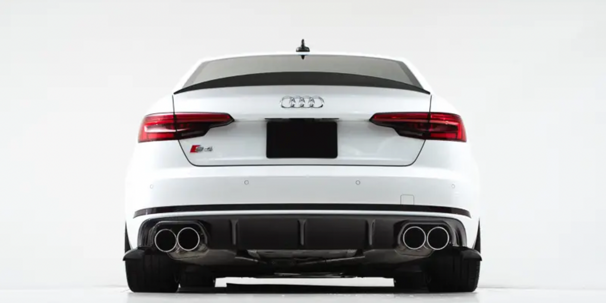 Audi B9 S4 Rear Diffuser - Gloss Black — VAG Garage Australia PTY LTD