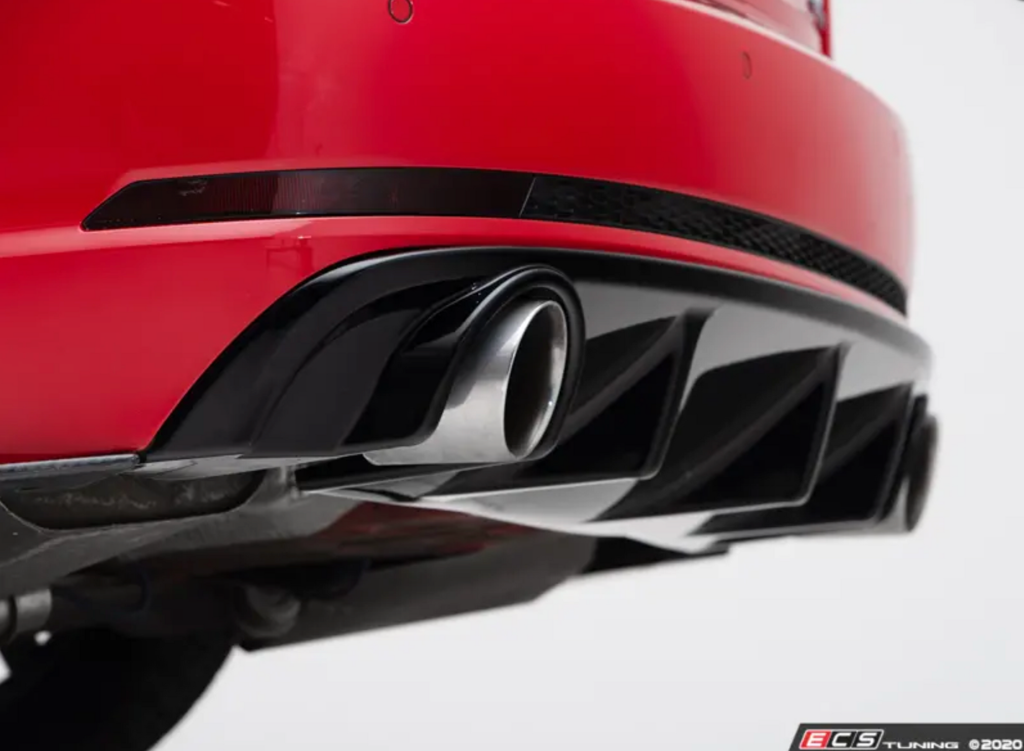 Audi B9 A4 S-Line Pre-Facelift Rear Diffuser - Gloss Black — VAG Garage ...