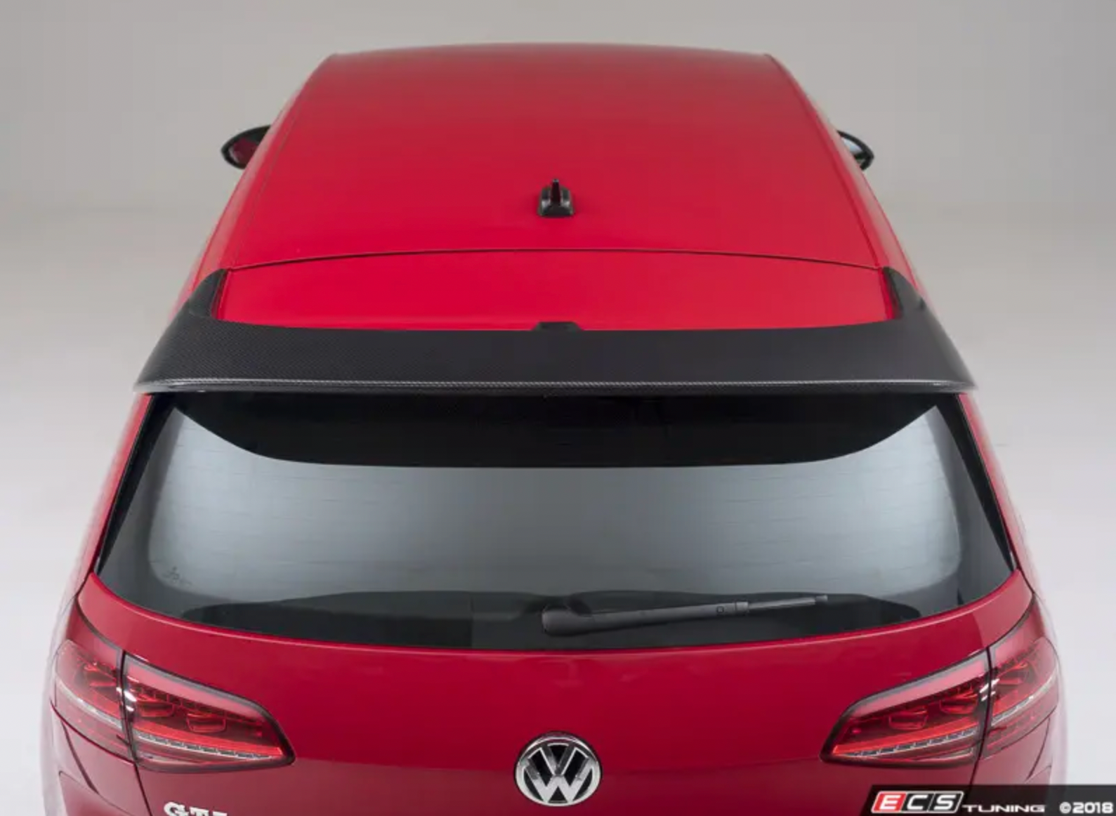 ECS Tuning - Voomeran Style Carbon Fiber Rear Hatch Spoiler MK7/7.5 GT ...