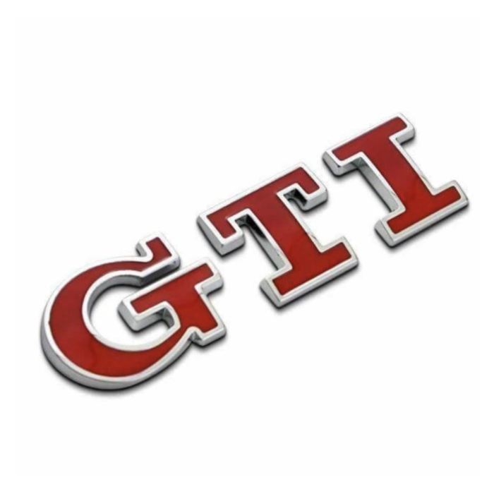 Rear Red GTI Emblem Badge (GTI Model Variants) — VAG Garage Australia ...